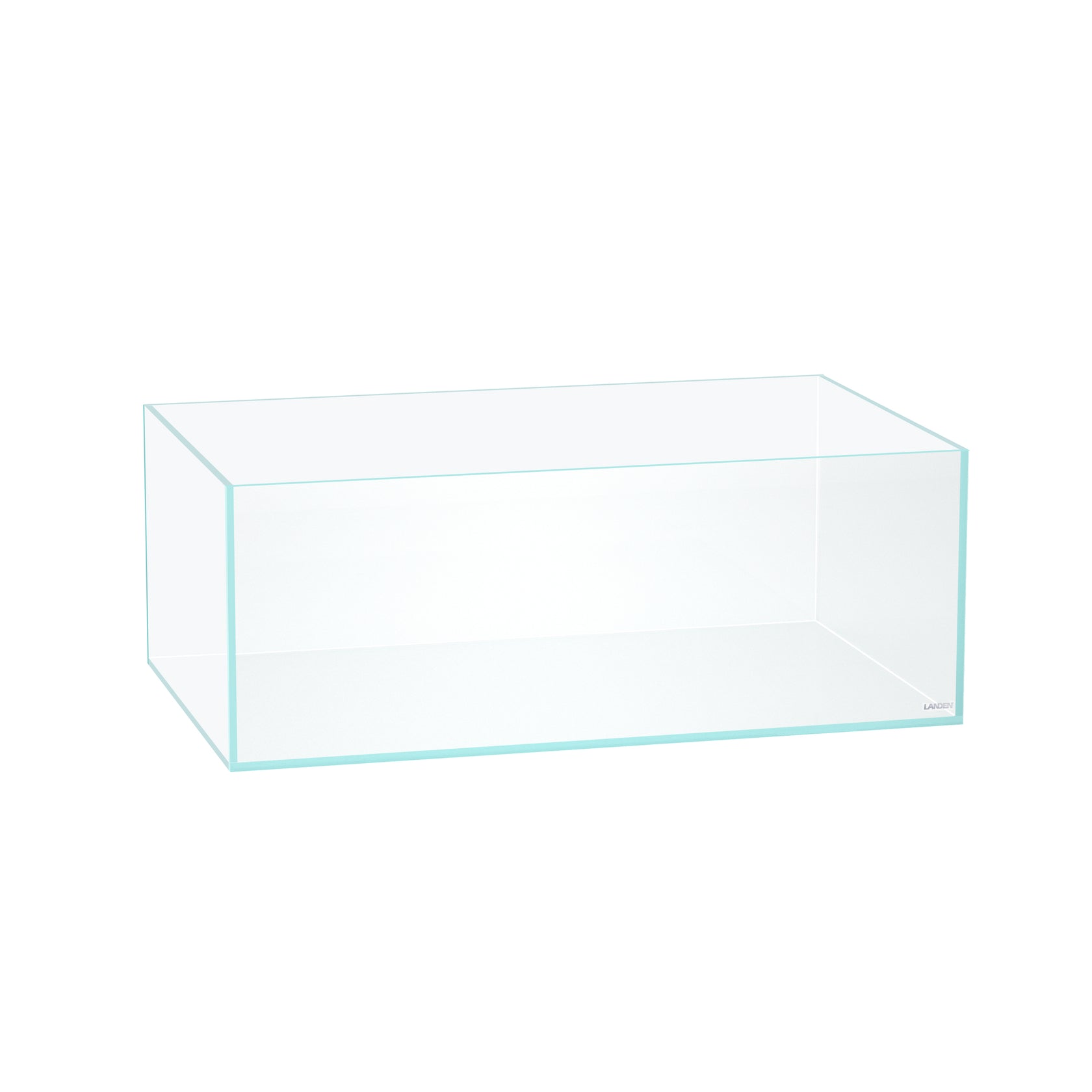 LANDEN 75S 22.1 Gal Shallow Tank, Shallow Fish Tank, Rimless Low Iron ...