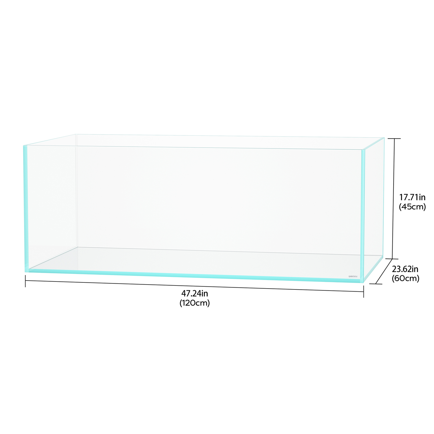 LANDEN 120P 78.4 Gallon Rimless Aquarium Tank – landenaqua